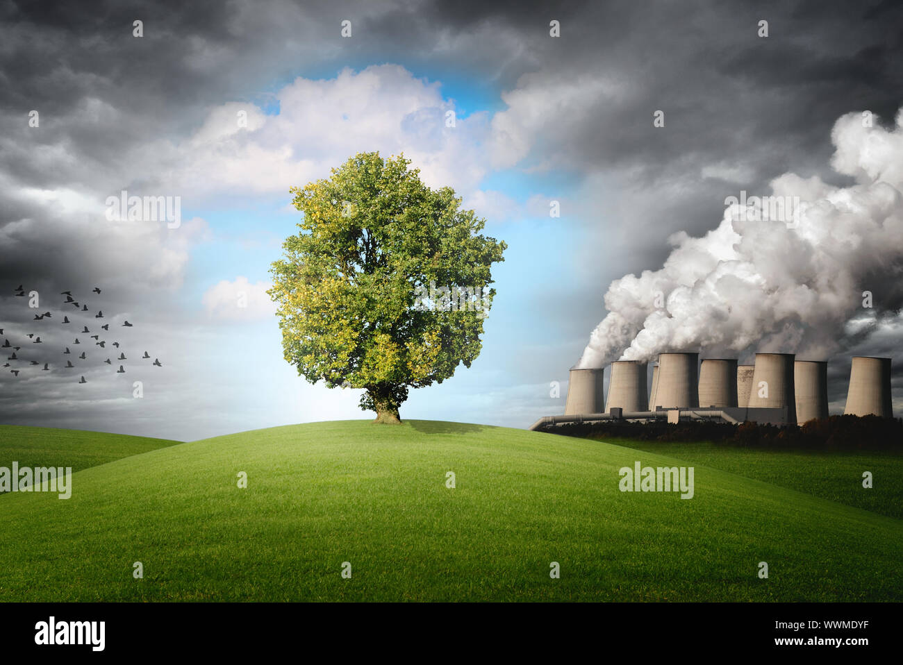 pollution of the environment Stock Photo - Alamy