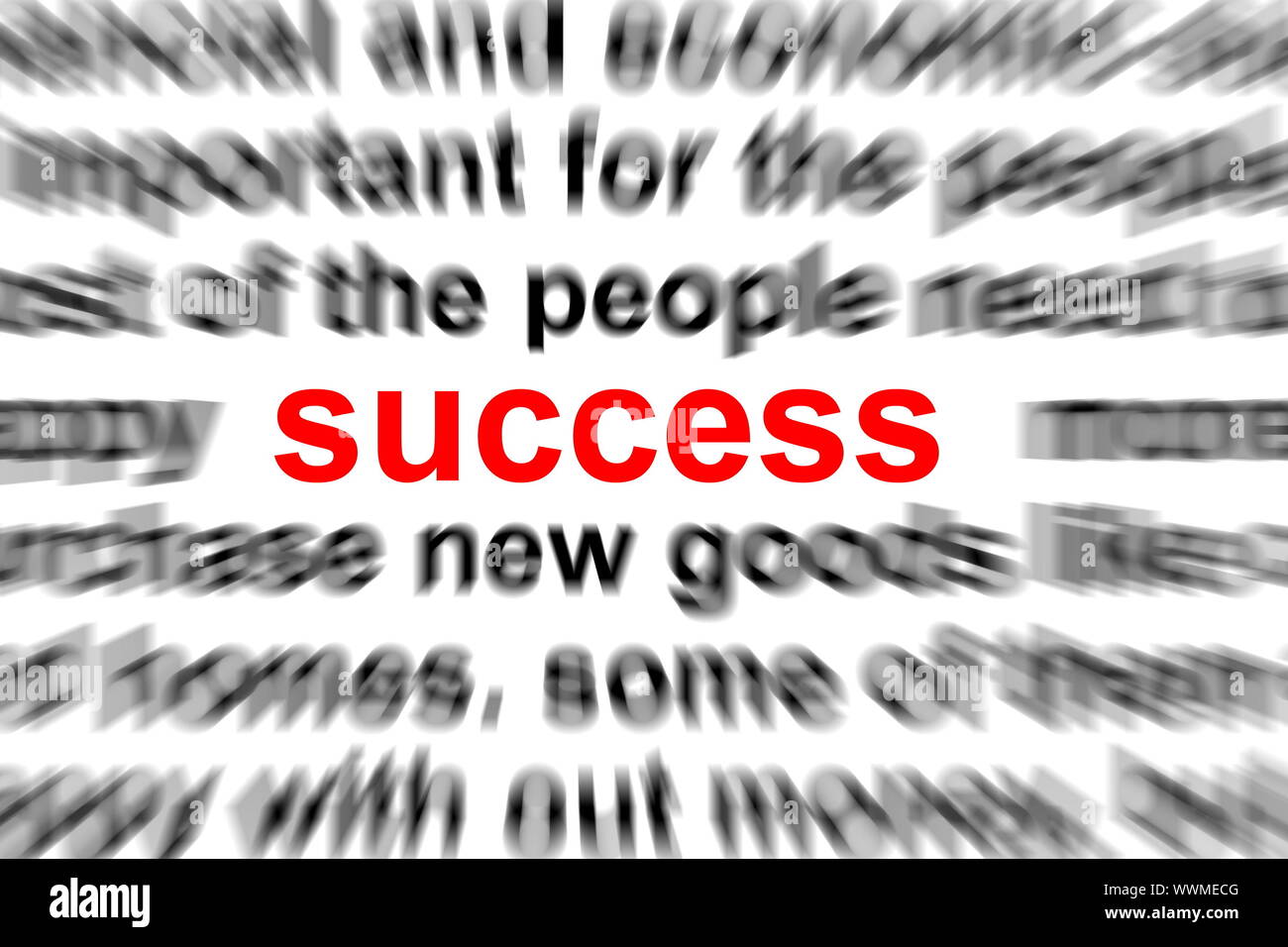 success written in newspaper showing business concept Stock Photo - Alamy
