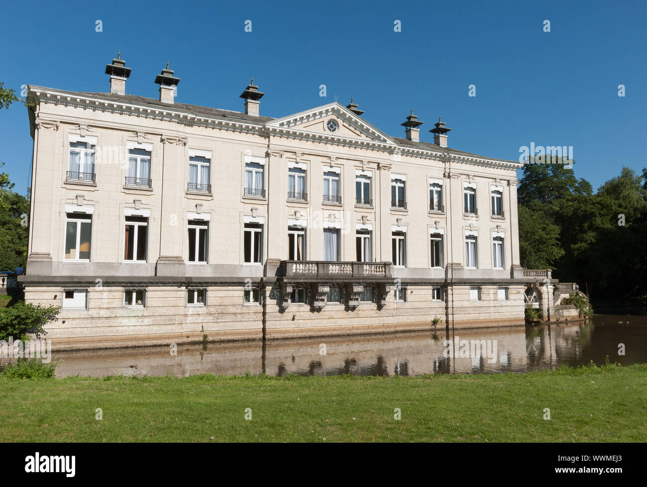 Exterior facade of the Castle den Brandt Stock Photo - Alamy