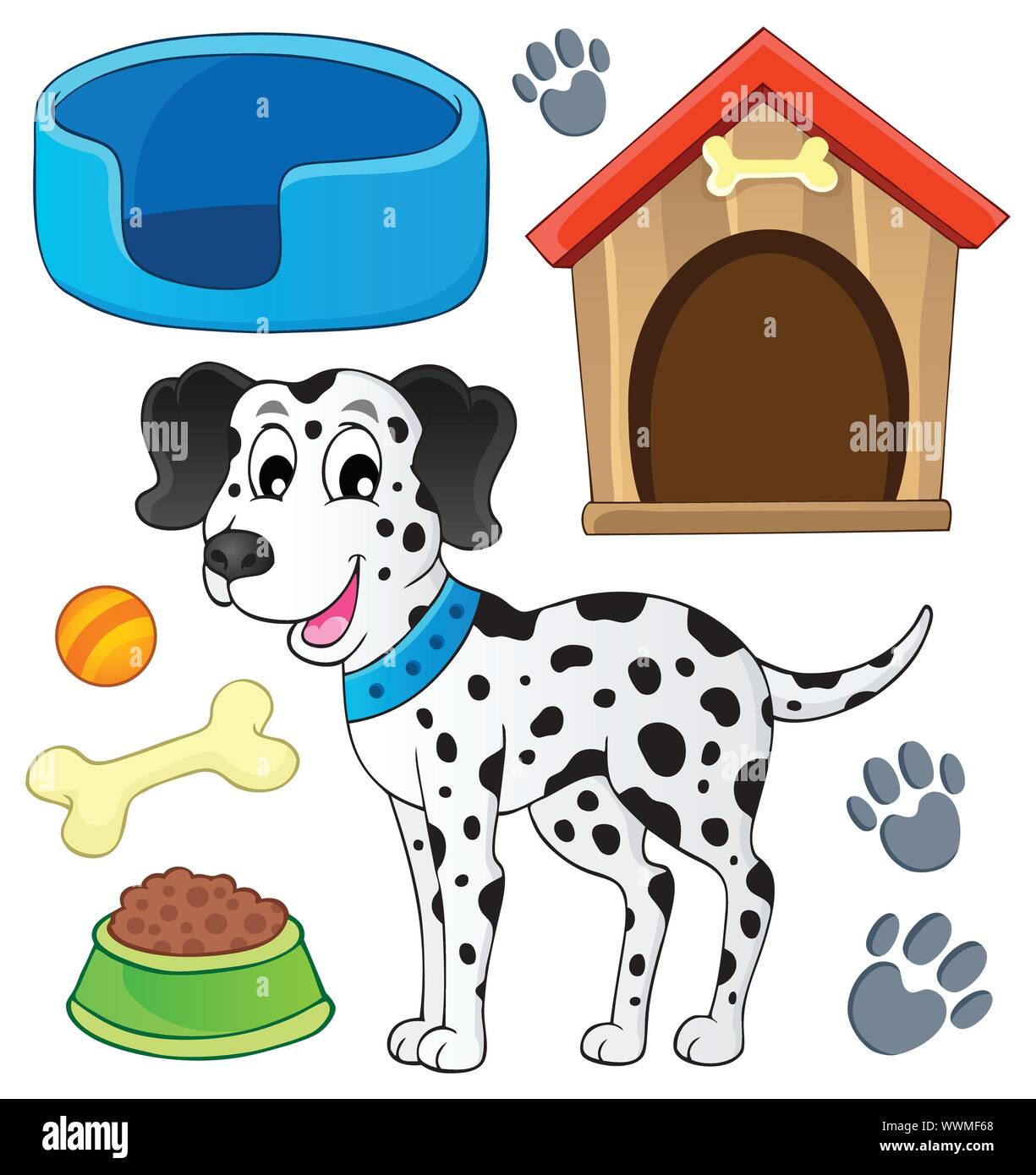 Image with dog theme 7 Stock Vector Image & Art - Alamy