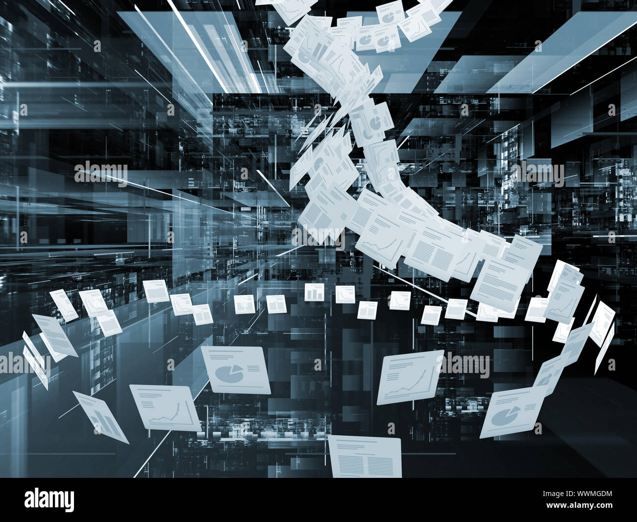 Interplay of documents and technological background in three ...