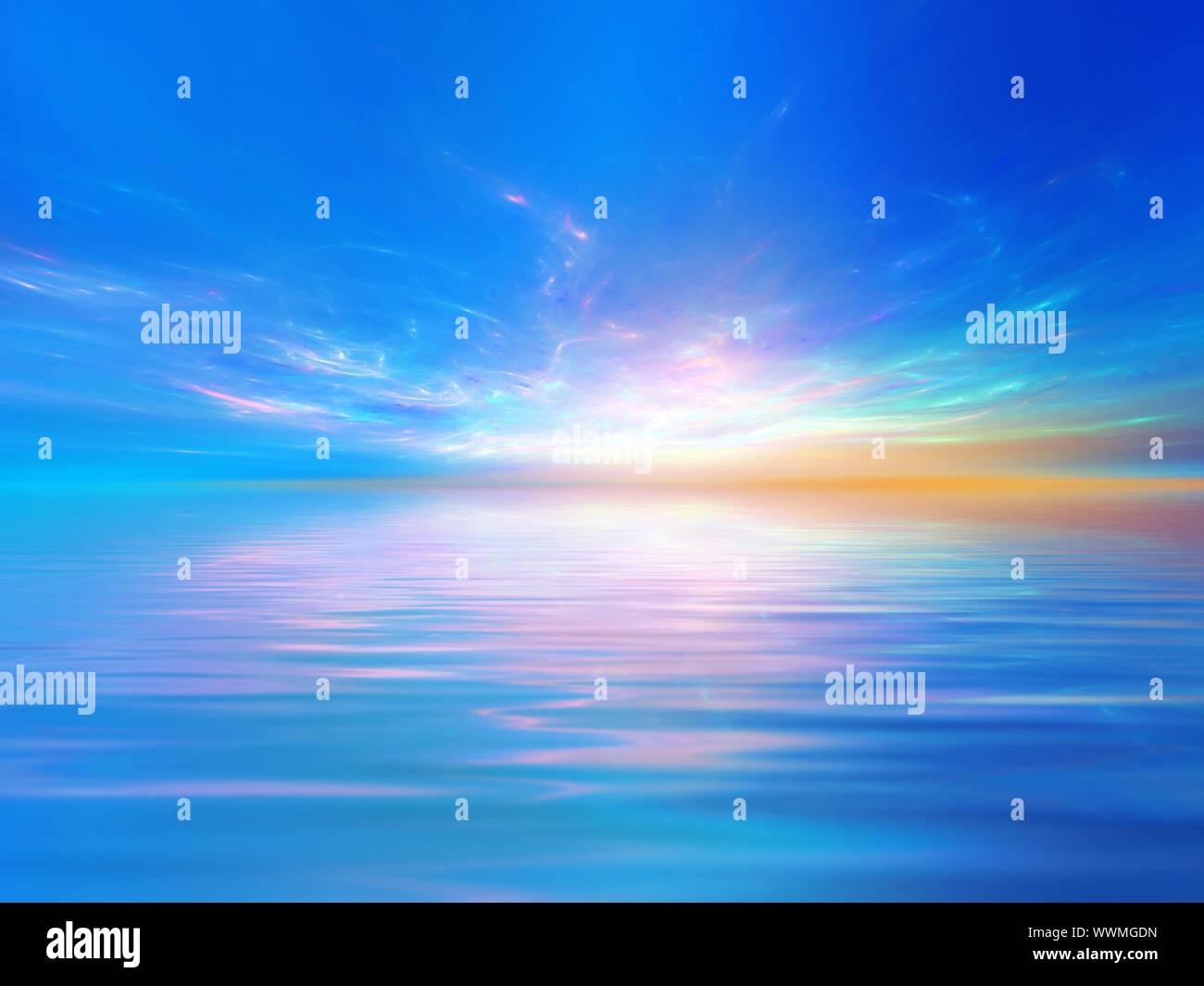 Magic sunset background suitable as a backdrop for projects on art ...