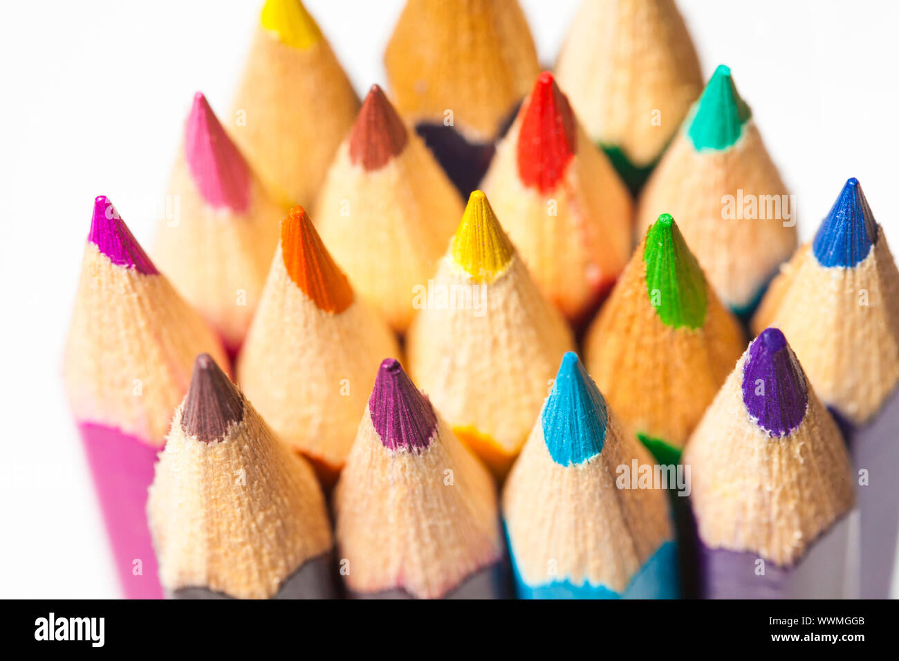a group of colored pencils Stock Photo - Alamy
