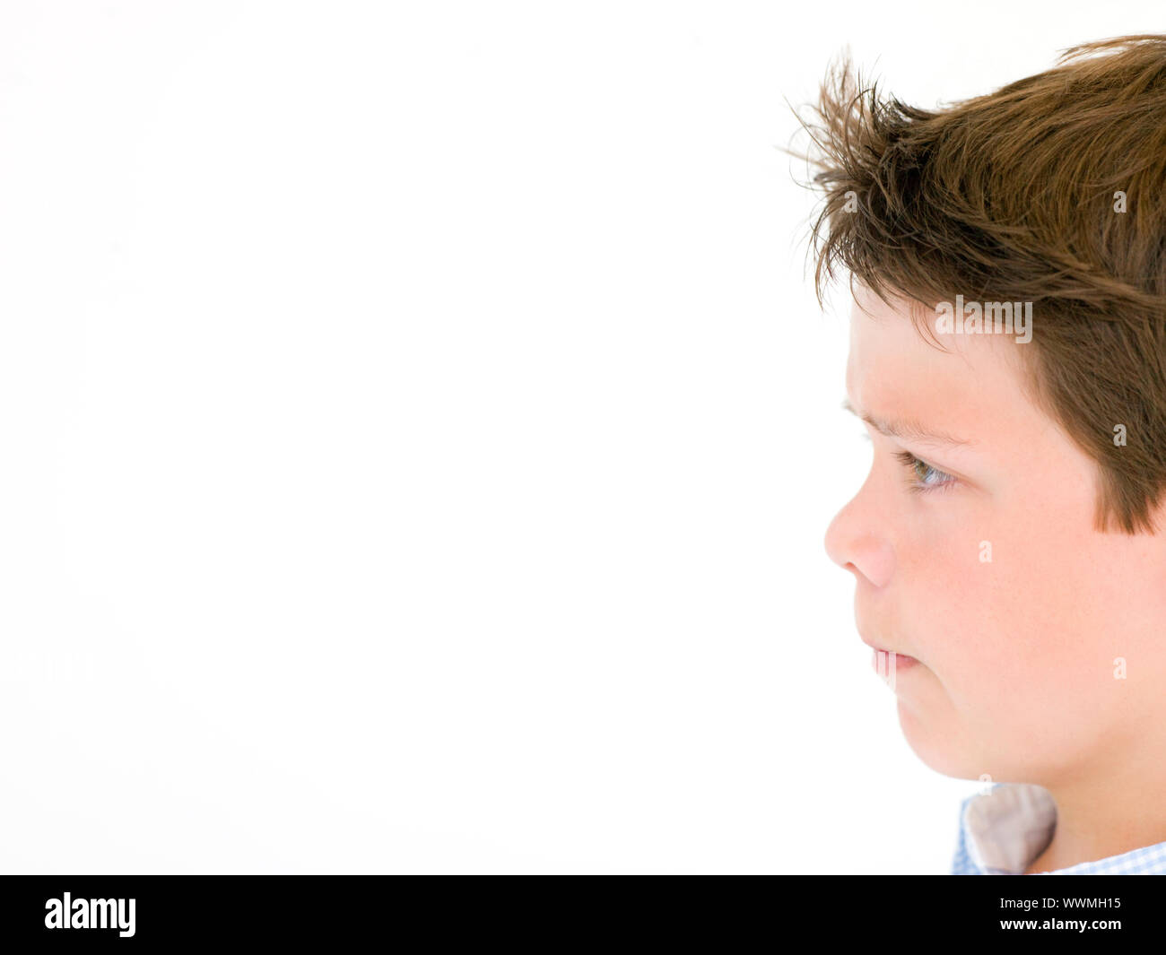 Head shot of young boy Stock Photo - Alamy