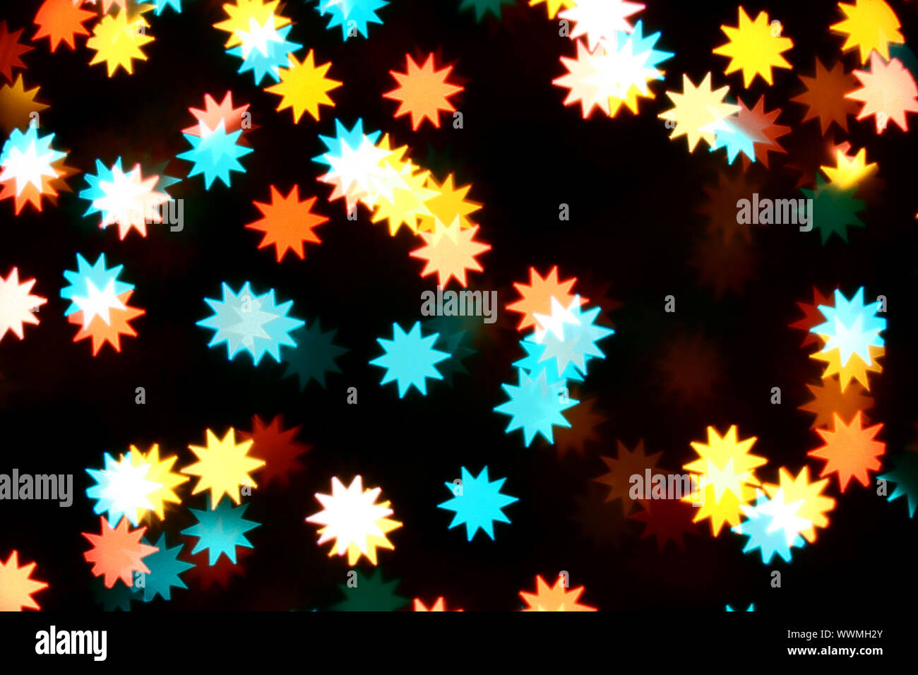 abstract disco colored stars motion background Stock Photo - Alamy