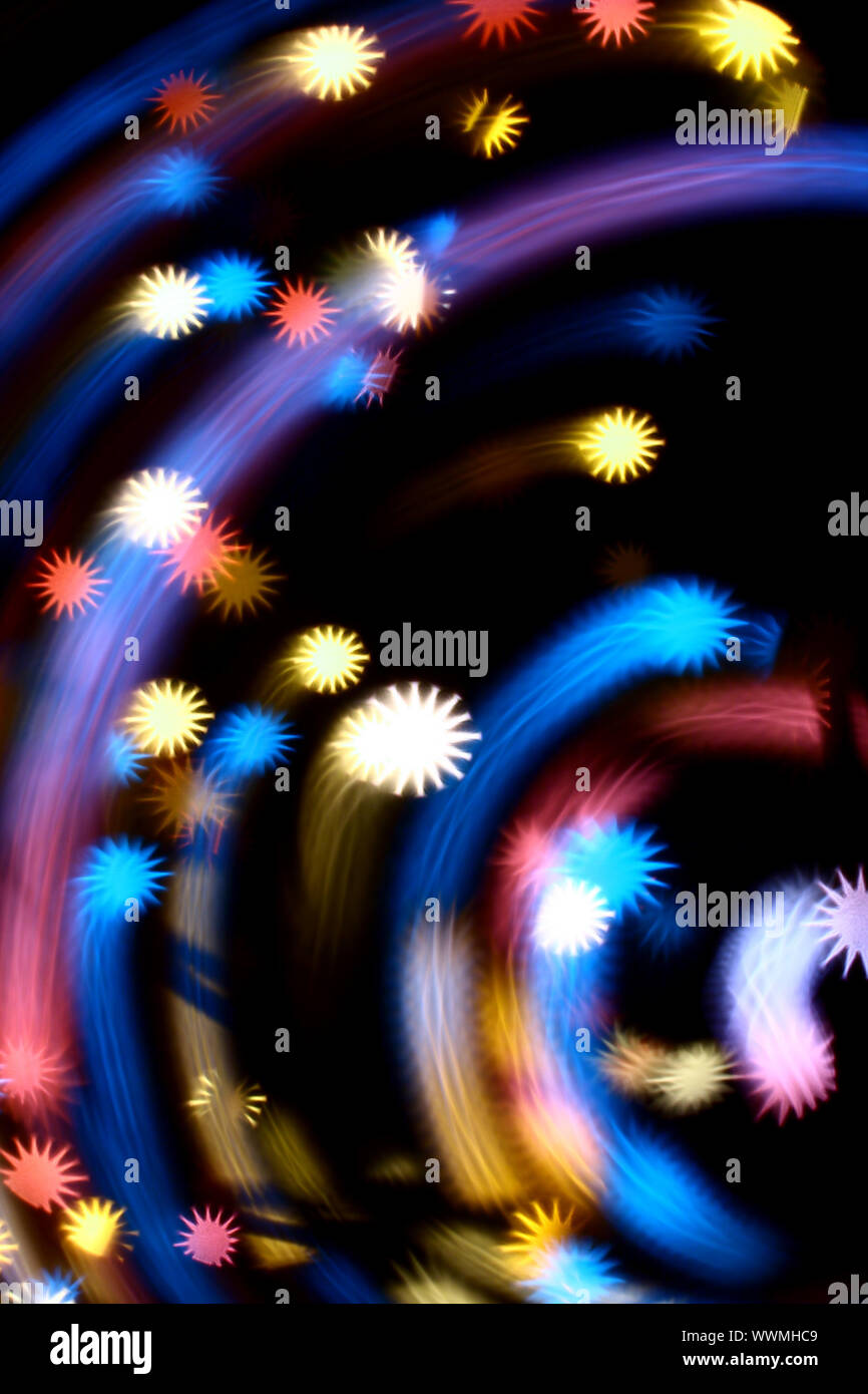 abstract disco colored stars motion background Stock Photo - Alamy