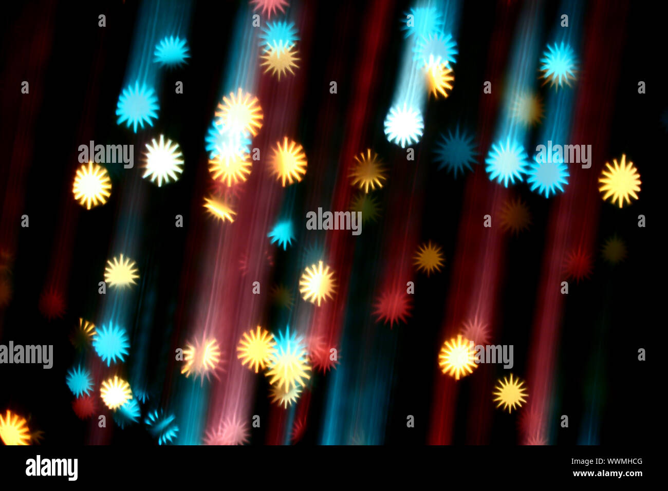 abstract disco colored stars motion background Stock Photo - Alamy