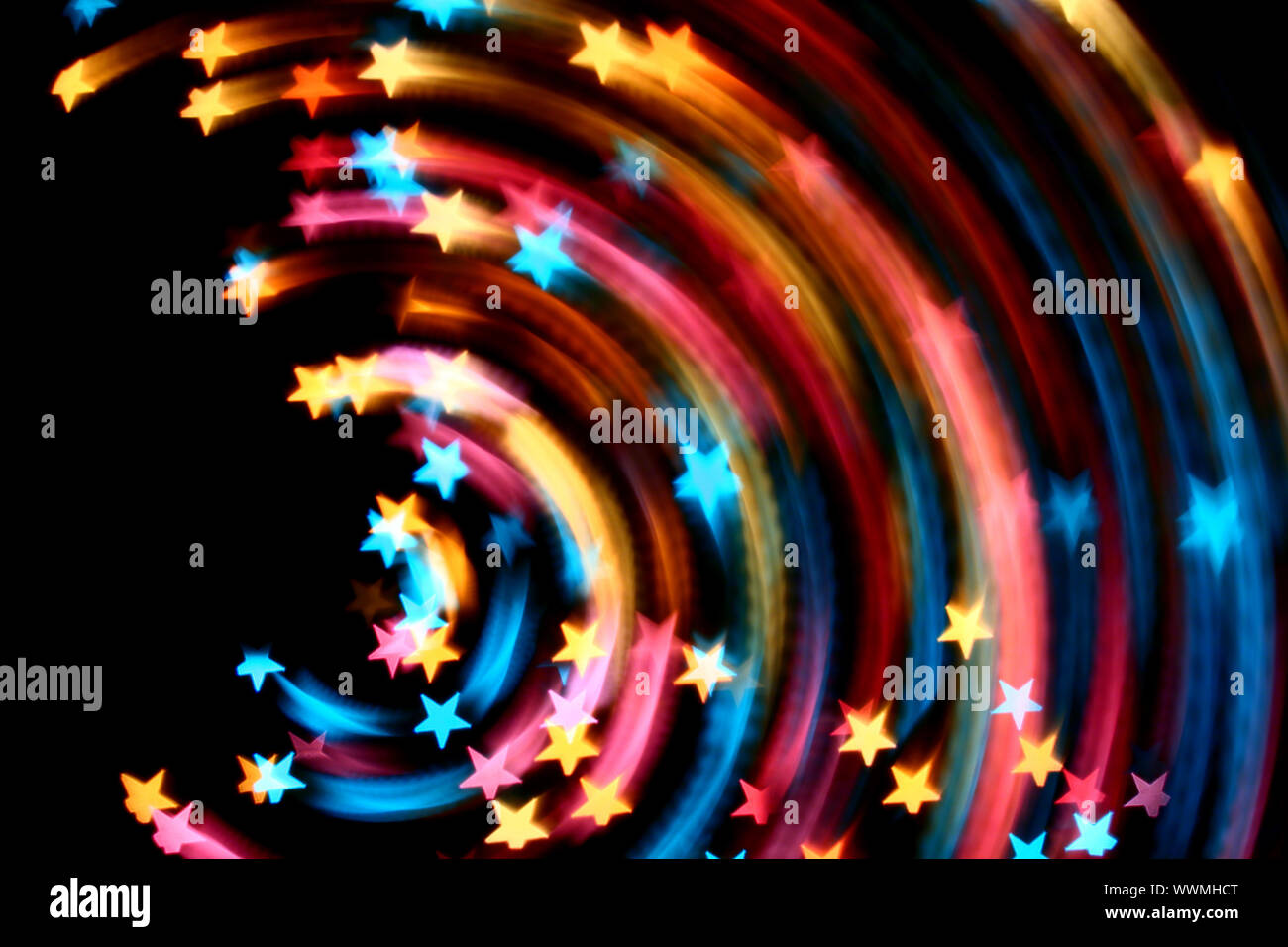 abstract disco colored stars motion background Stock Photo - Alamy