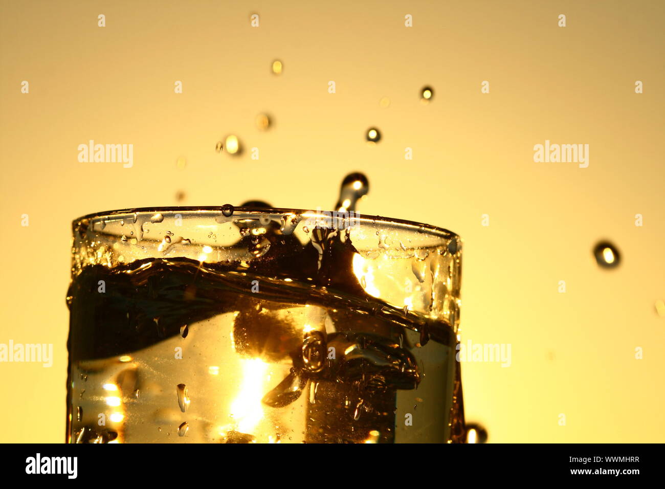 clean cold water in glass Stock Photo - Alamy
