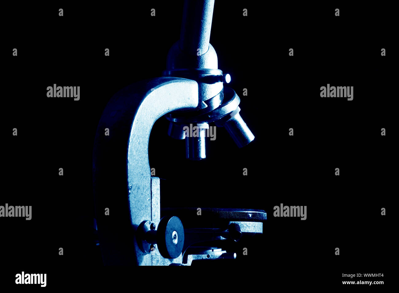 microscope close up science background Stock Photo - Alamy