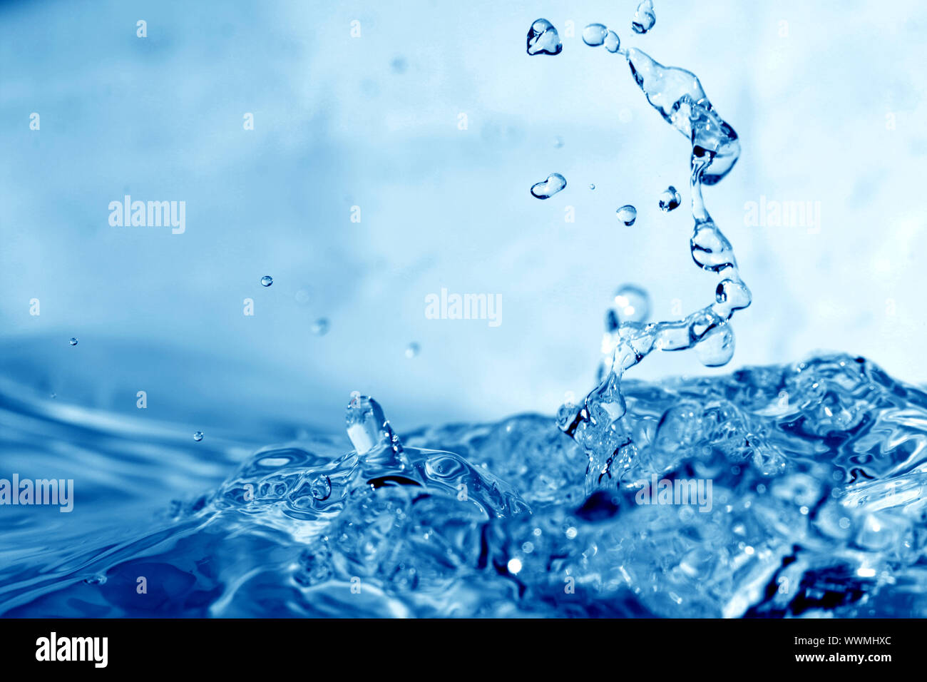 water splash macro close up Stock Photo - Alamy