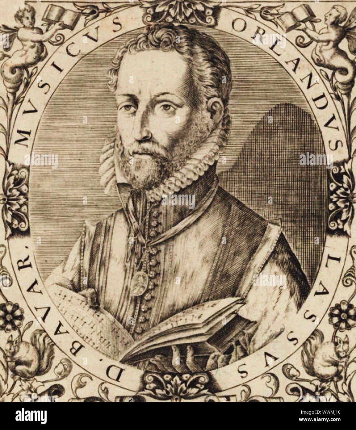 Portrait of the composer Roland de Lassus (1532-1594). Private ...