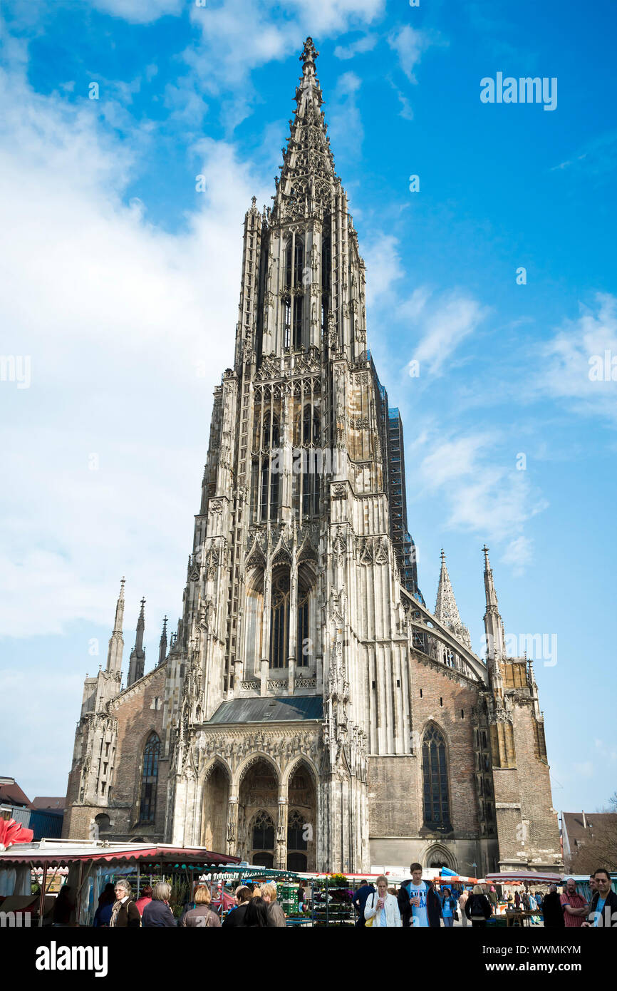 Ulm minster tallest church in hi-res stock photography and images - Alamy
