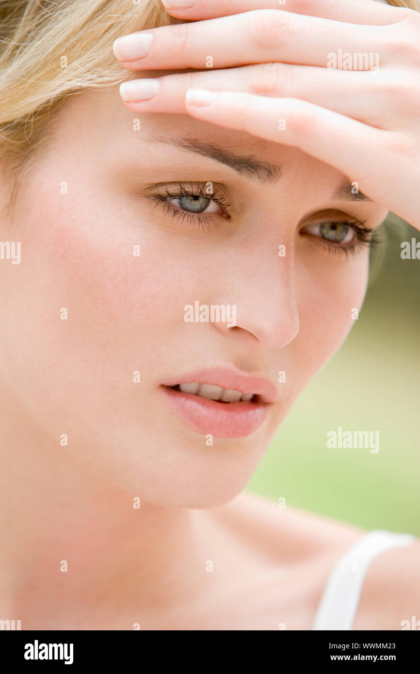 Portrait portraits scowling shot shoulders temper tense twenties hi-res ...