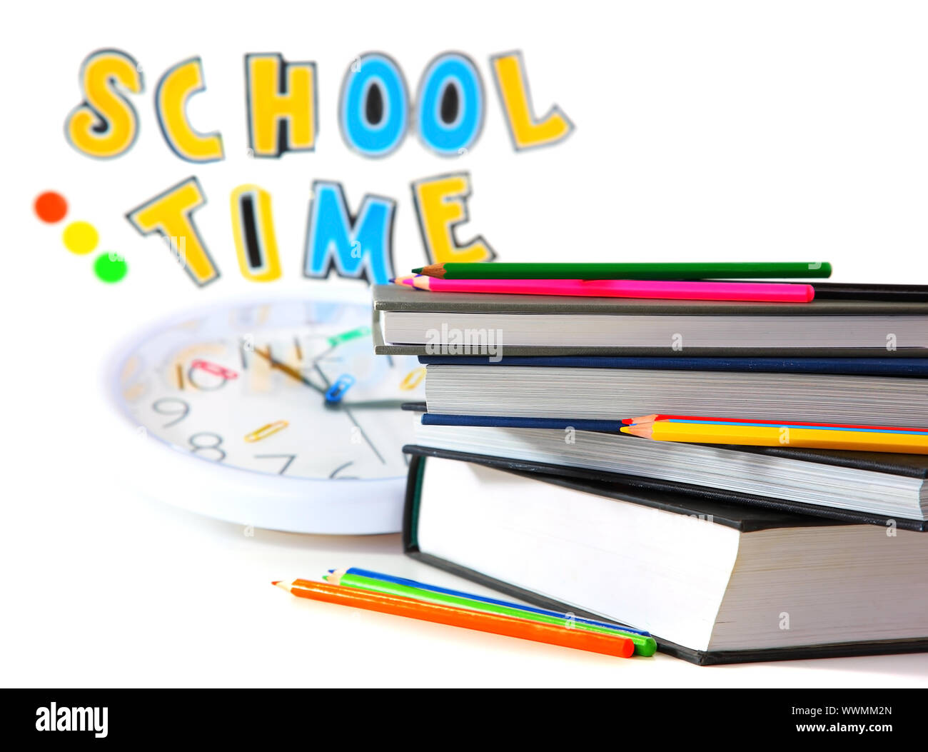 College clock hi-res stock photography and images - Alamy