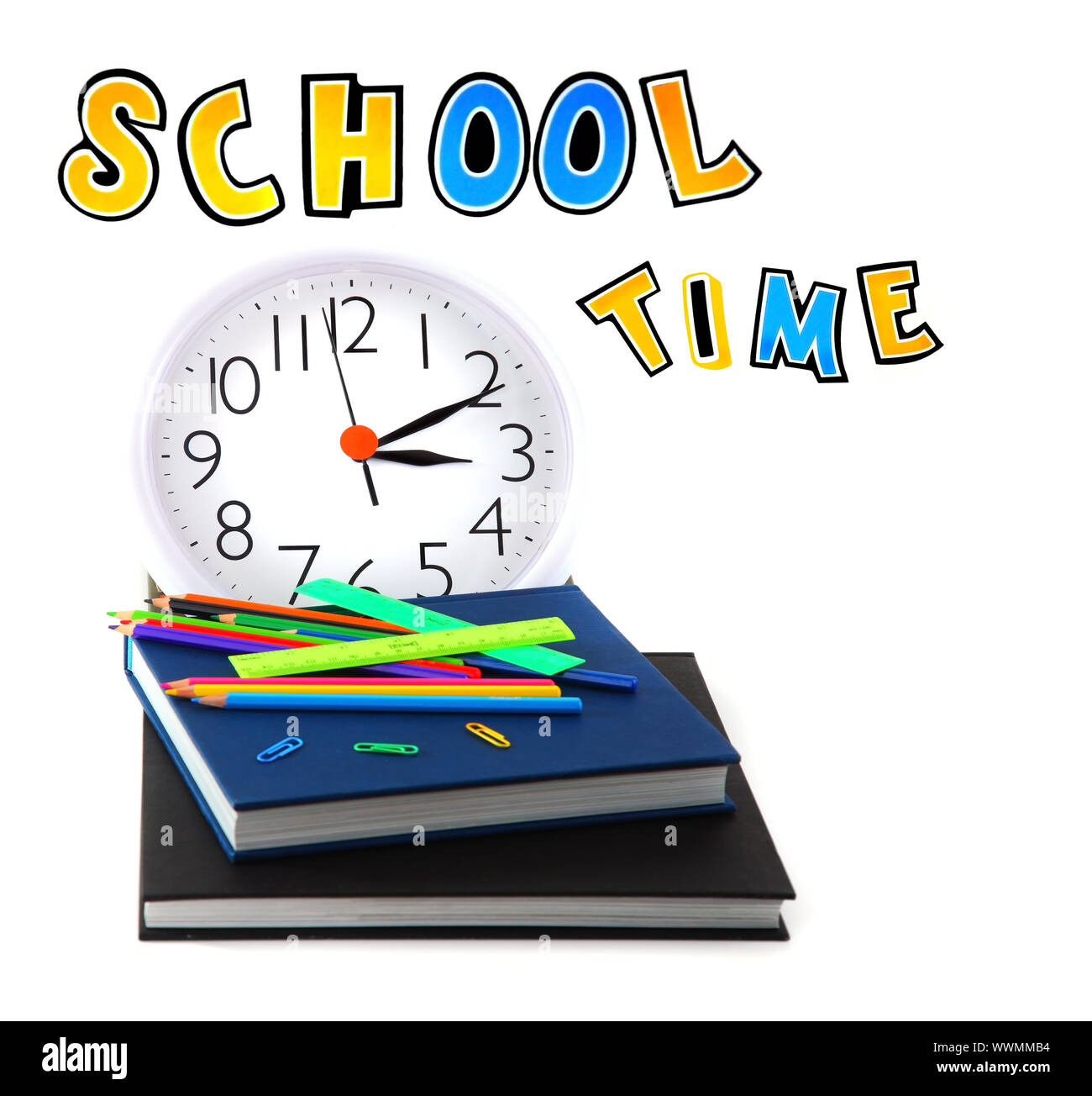 School time conceptual image of education & knowledge Stock Photo - Alamy