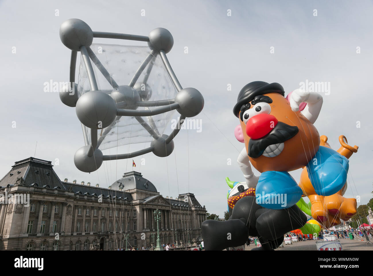 Balloon's day parade Brussels Stock Photo - Alamy