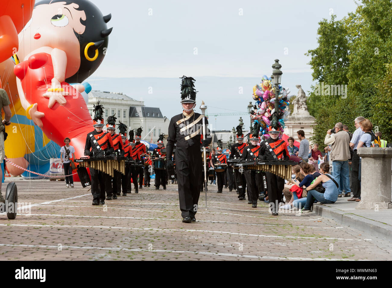 Balloon's day parade Brussels Stock Photo - Alamy