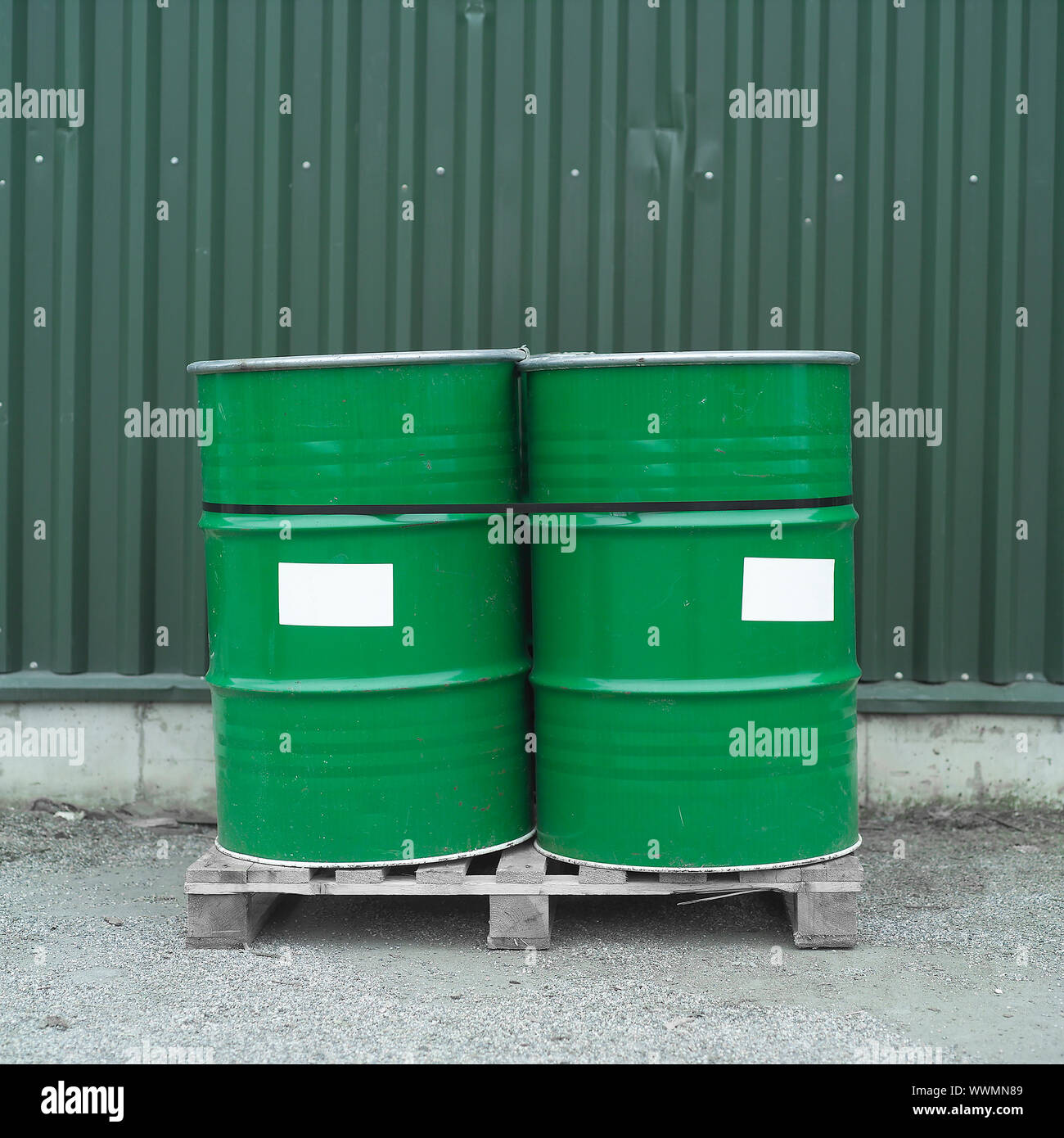 Row oil drums hi-res stock photography and images - Alamy