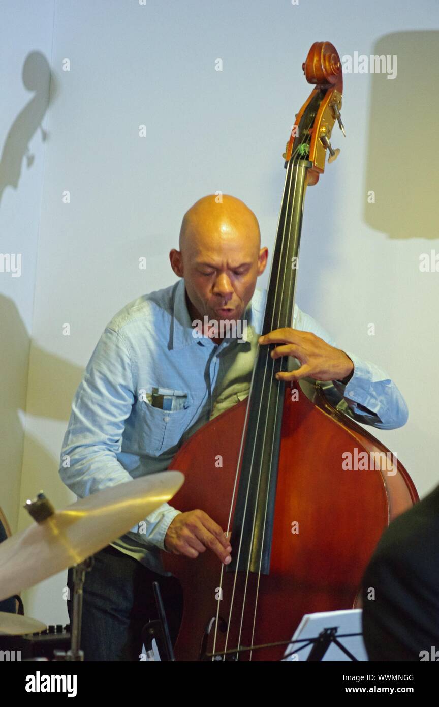 Miles Danso, Splash Point Jazz, Eastbourne, East Sussex, UK, 28 Aug ...