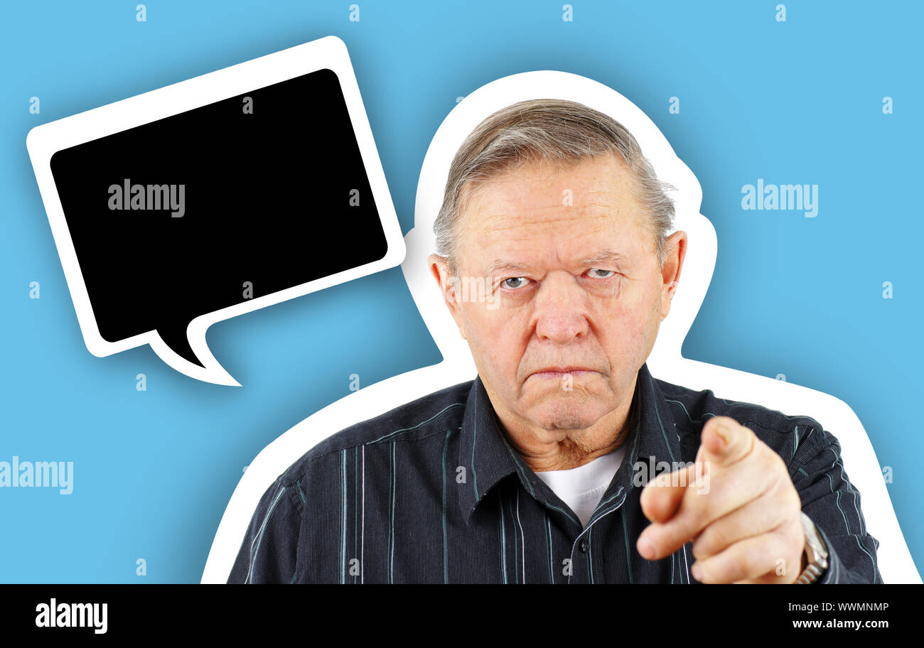 Grumpy grandpa hi-res stock photography and images - Alamy