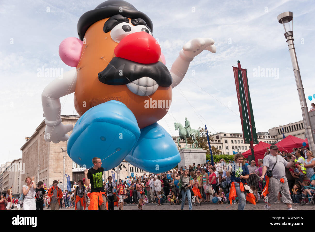 Balloon's day parade Brussels Stock Photo - Alamy