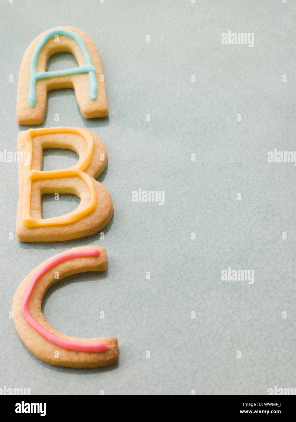Letter biscuits hi-res stock photography and images - Alamy