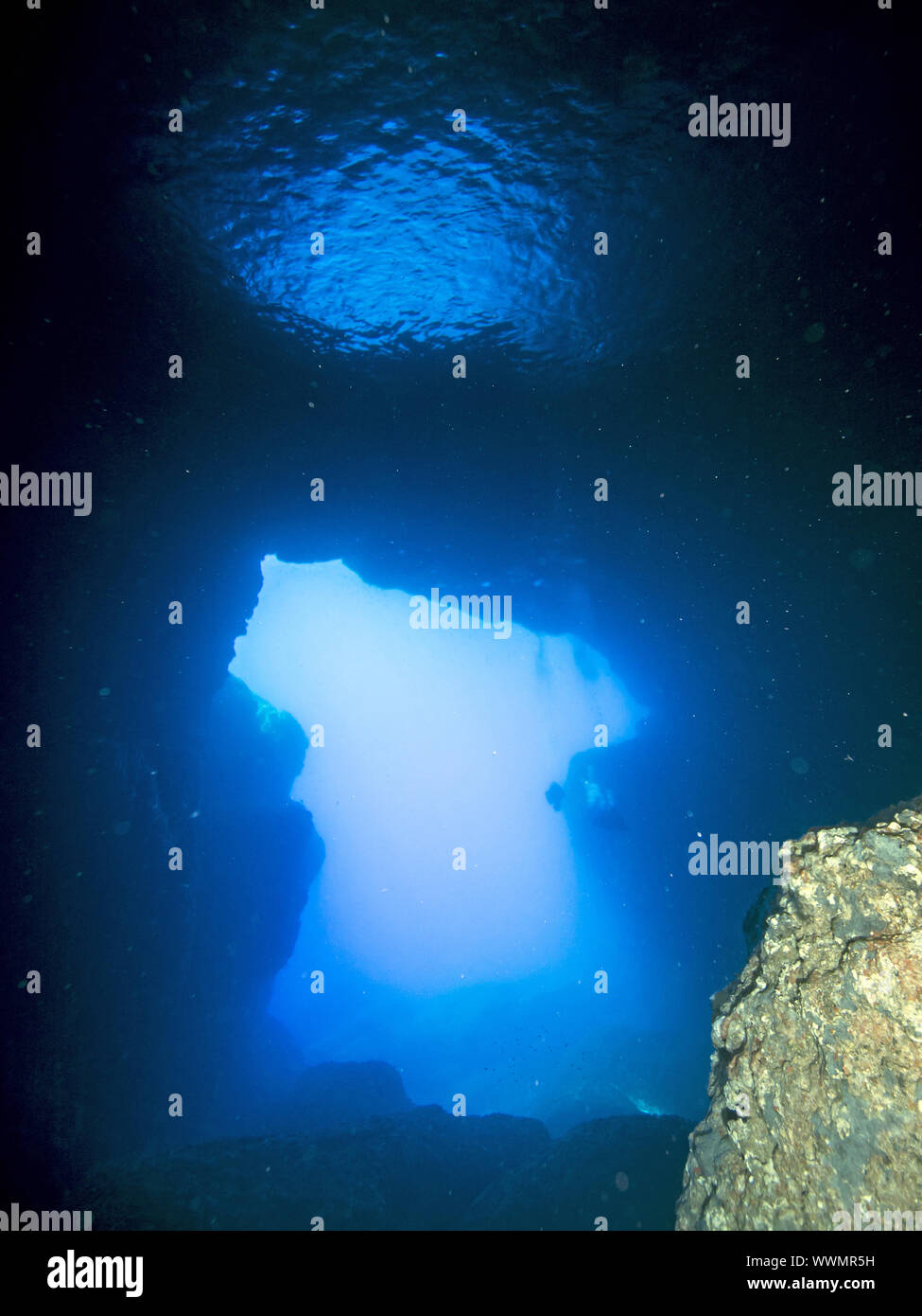 Cathedral cave gozo hi-res stock photography and images - Alamy