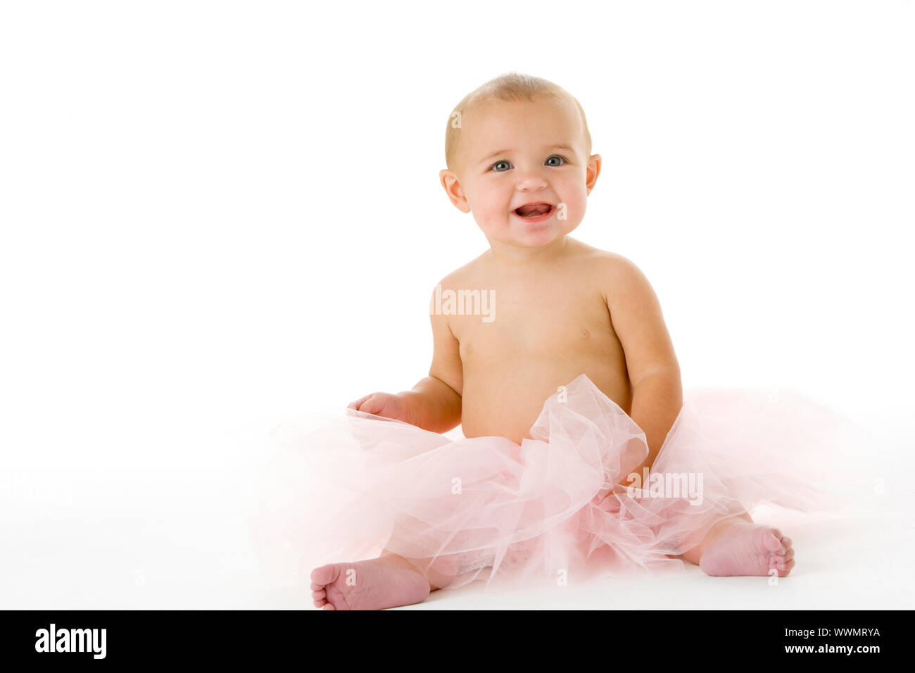 Baby in tutu Stock Photo - Alamy