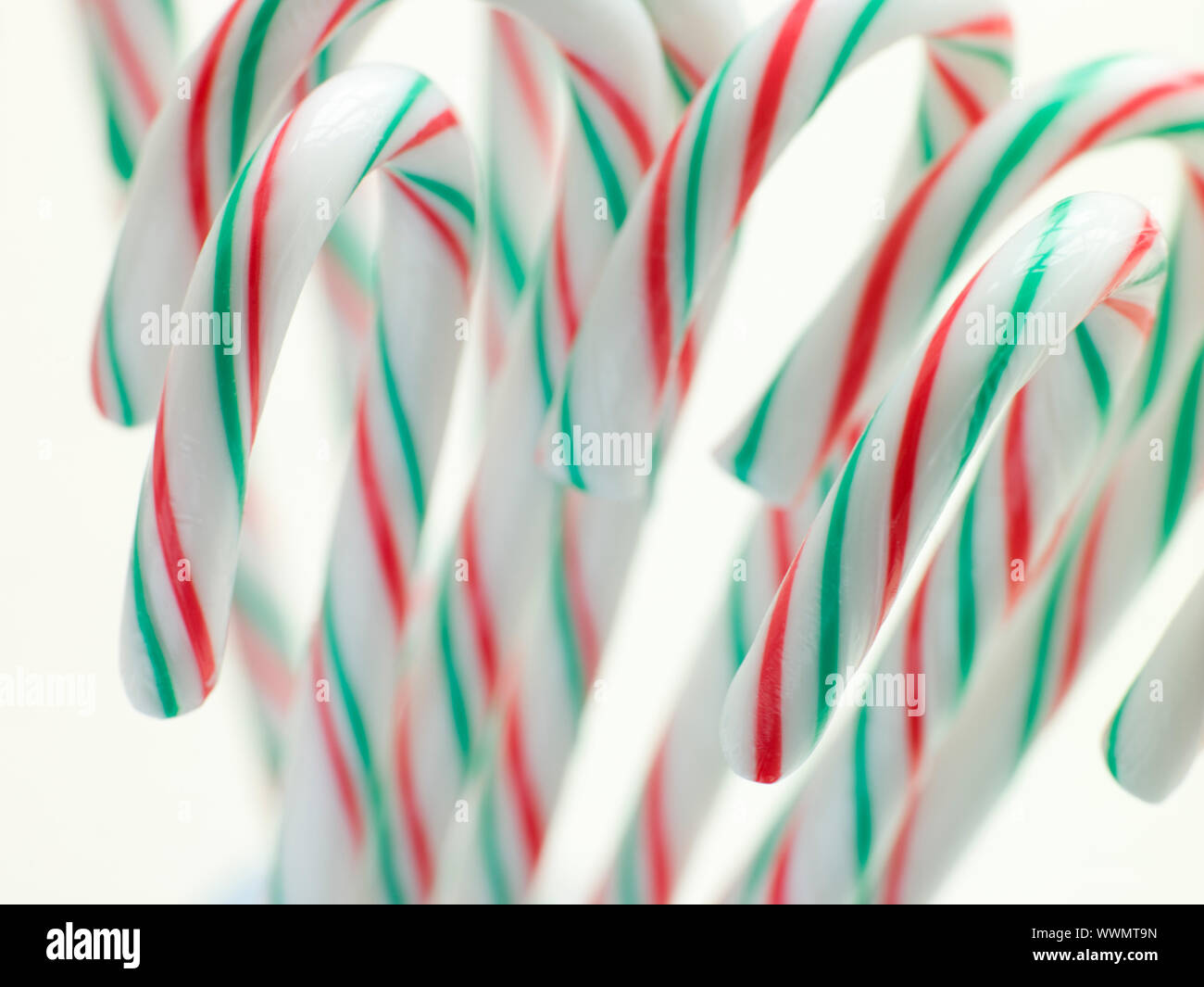 Christmas Peppermint Candy Sticks Stock Photo - Alamy