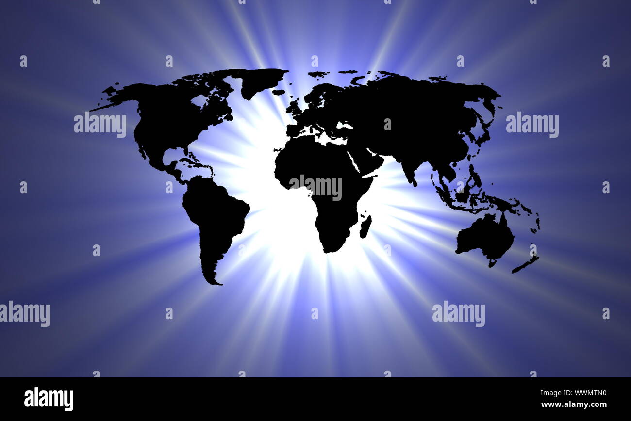 world map with star background can be used as wallpaper Stock Photo - Alamy