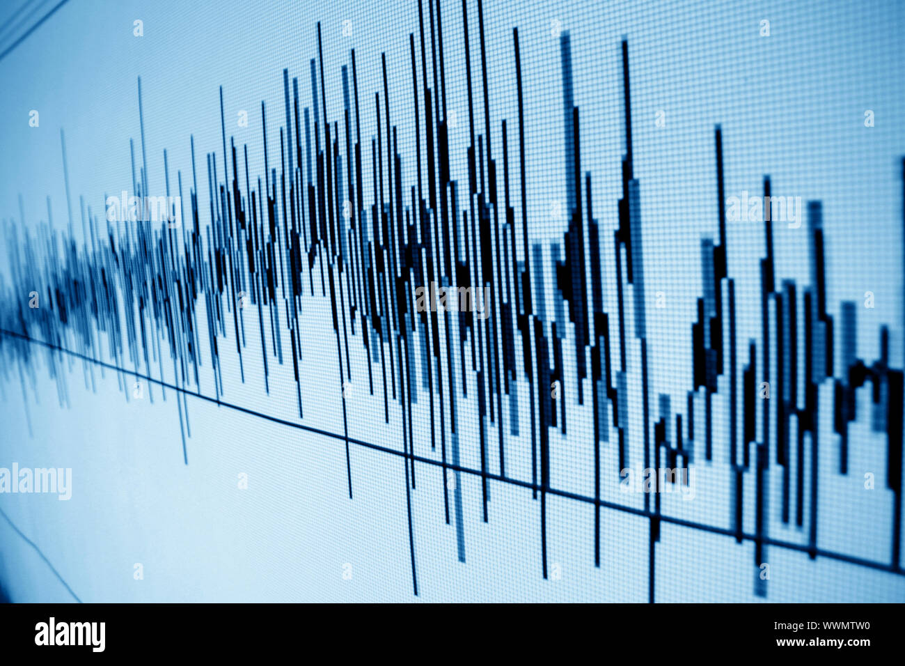 sound audio wave abstract background Stock Photo - Alamy