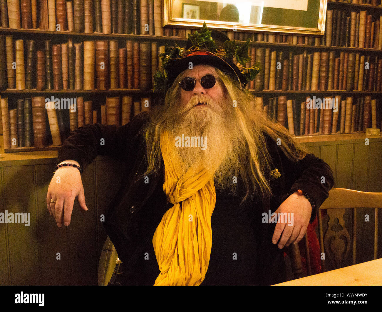 Portrait of Pagan Man Stock Photo - Alamy