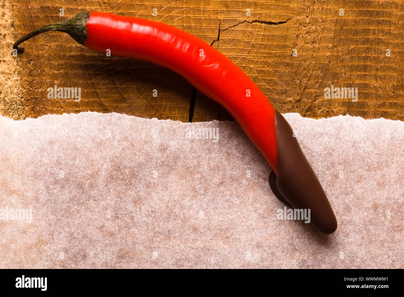 Homemade chocolate with chilli Stock Photo - Alamy
