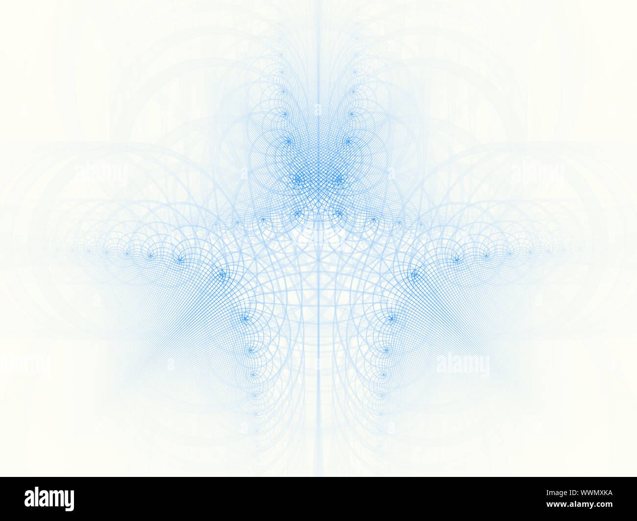 Tinted backdrop screen of elegant fractal lines rendered against light ...