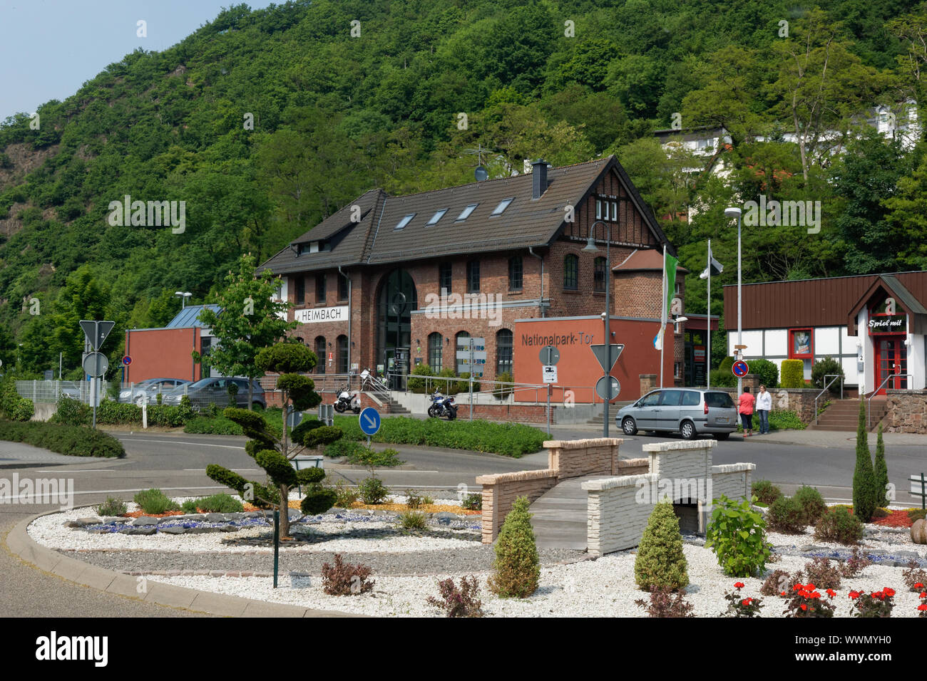 City view Heimbach, Eifel Stock Photo - Alamy