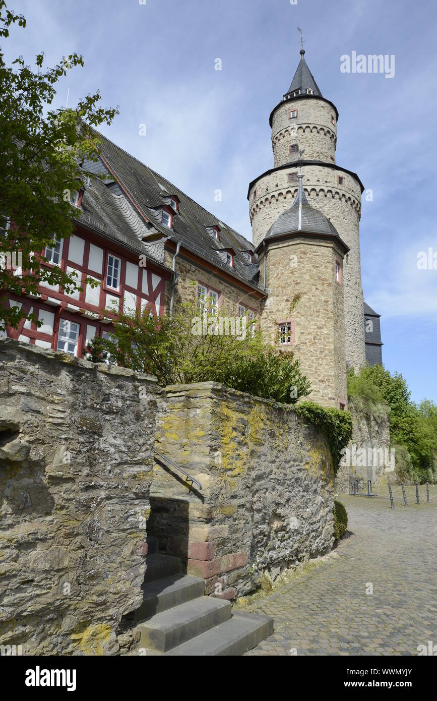 Witch tower in Idstein, Taunus Stock Photo - Alamy