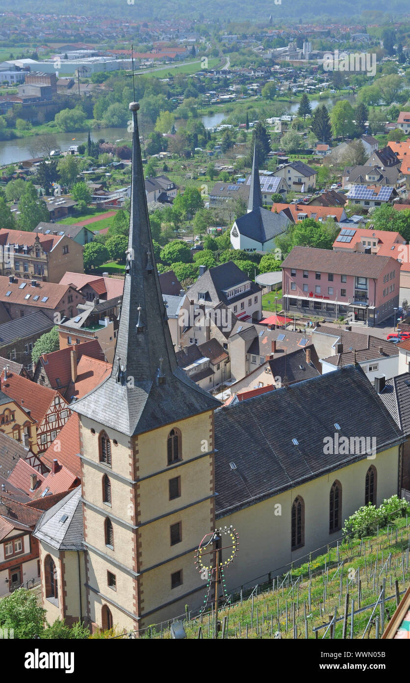 Klingenberg on the Main River Stock Photo - Alamy