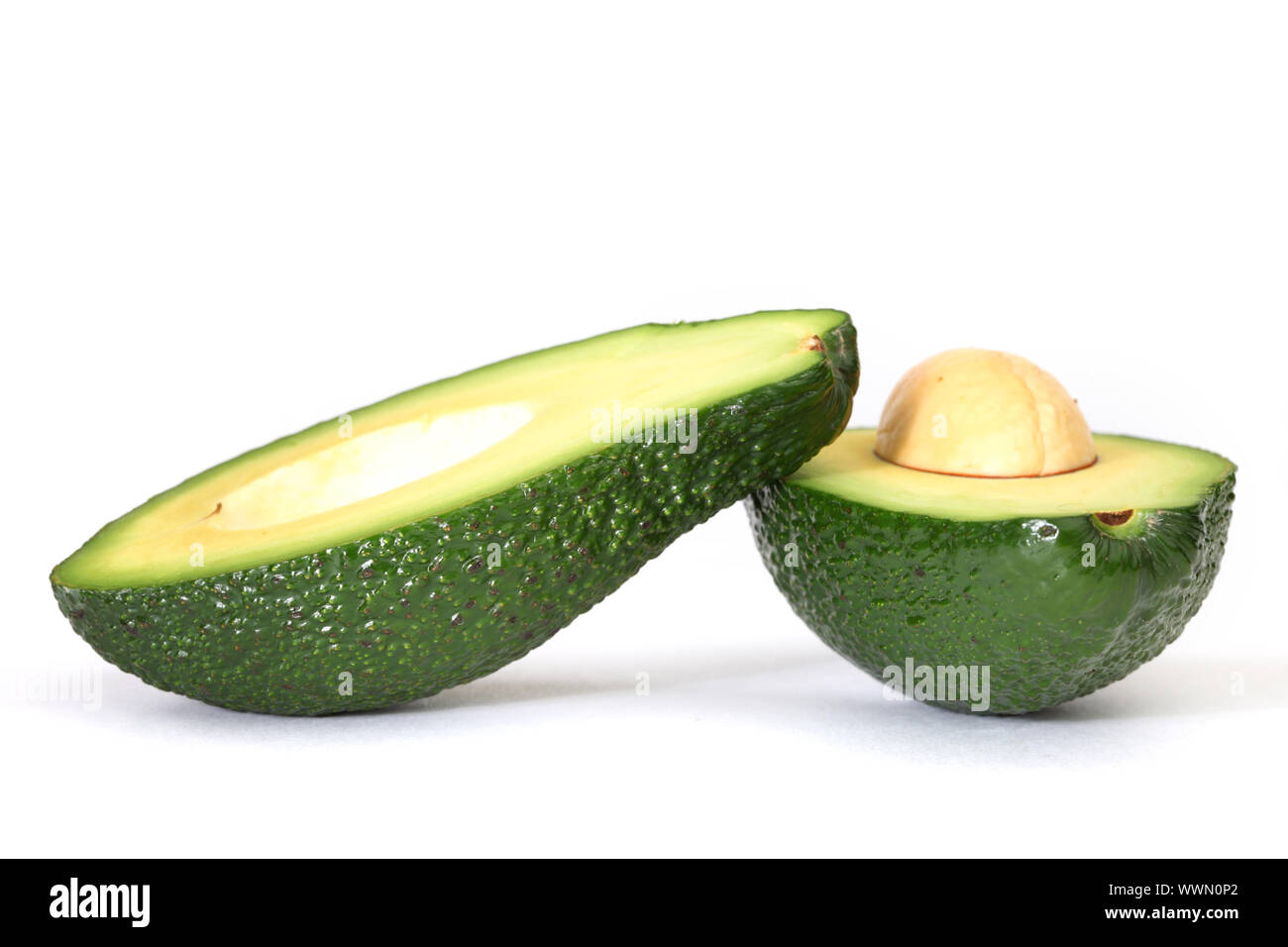 avocado isolated on white background Stock Photo - Alamy
