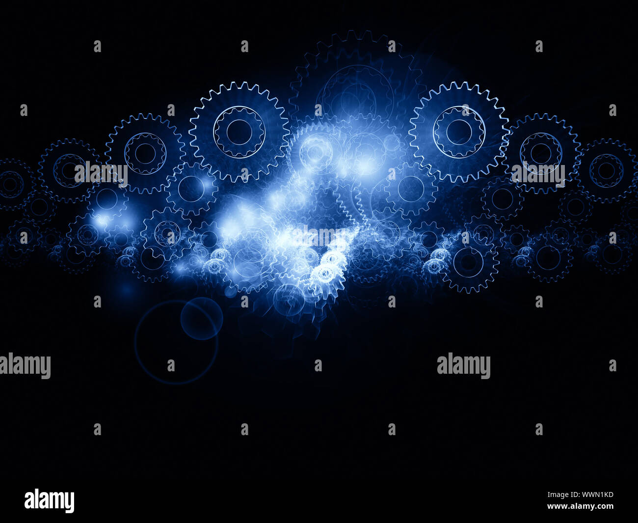 Artistic background for use with projects on technology, processing ...