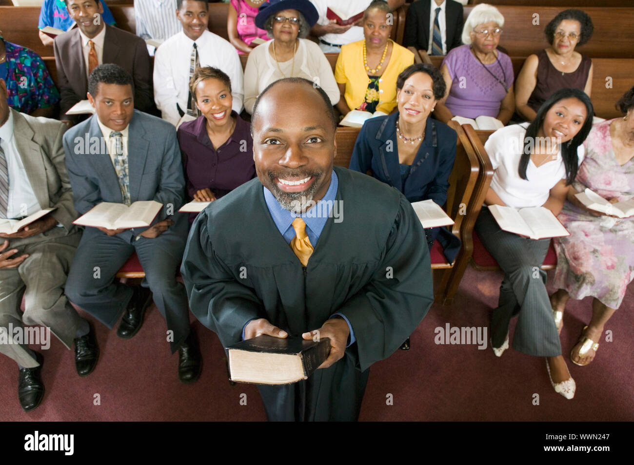 Preacher bench hi-res stock photography and images - Alamy