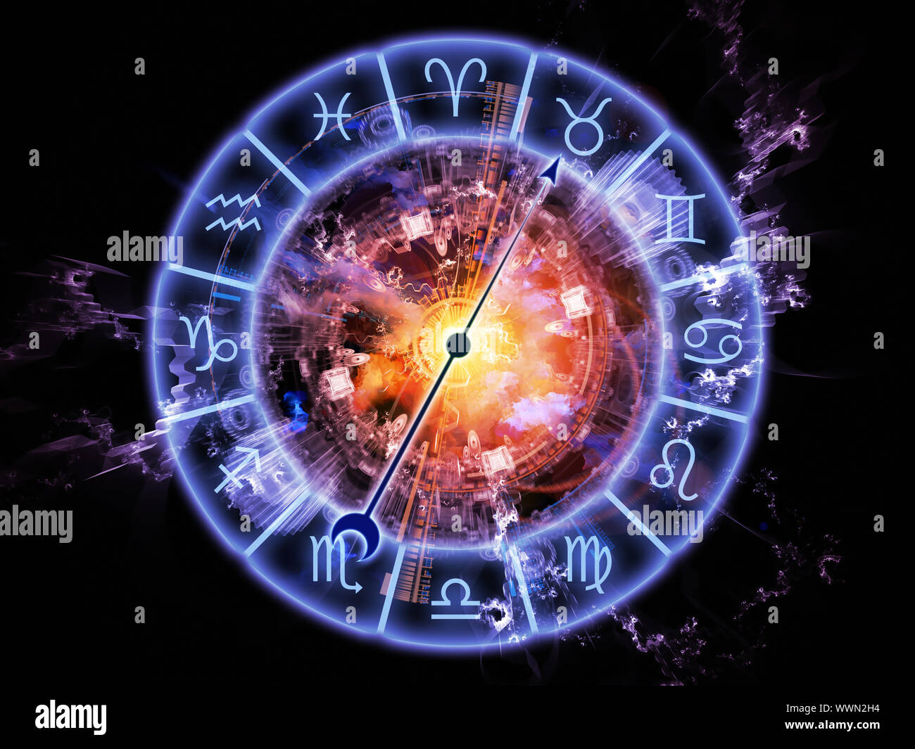 Backdrop on the subject of astrology, child birth, fate, destiny ...