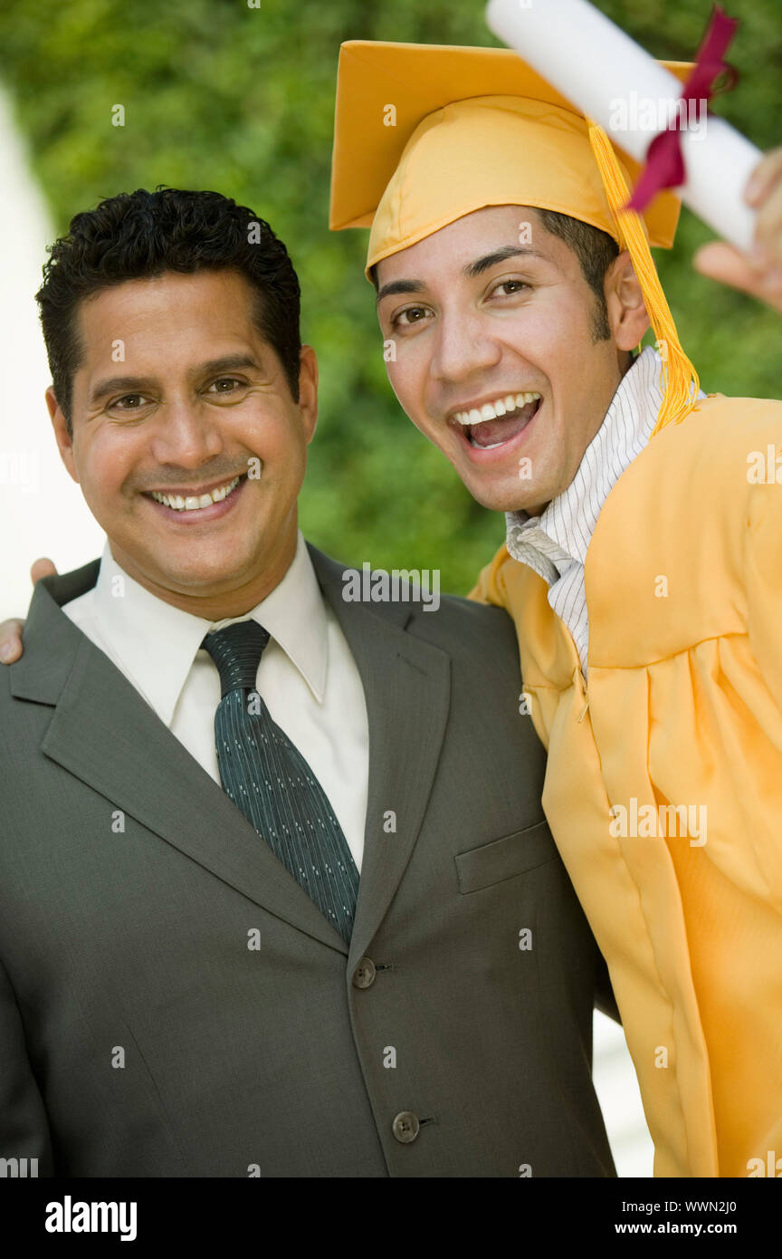 Proud father son graduation hi-res stock photography and images - Alamy