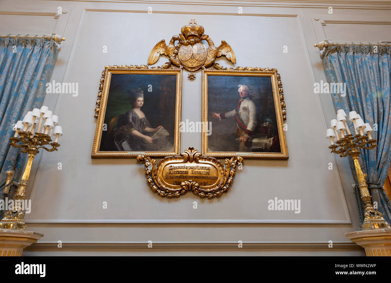 A reception hall in Concert Noble Stock Photo - Alamy