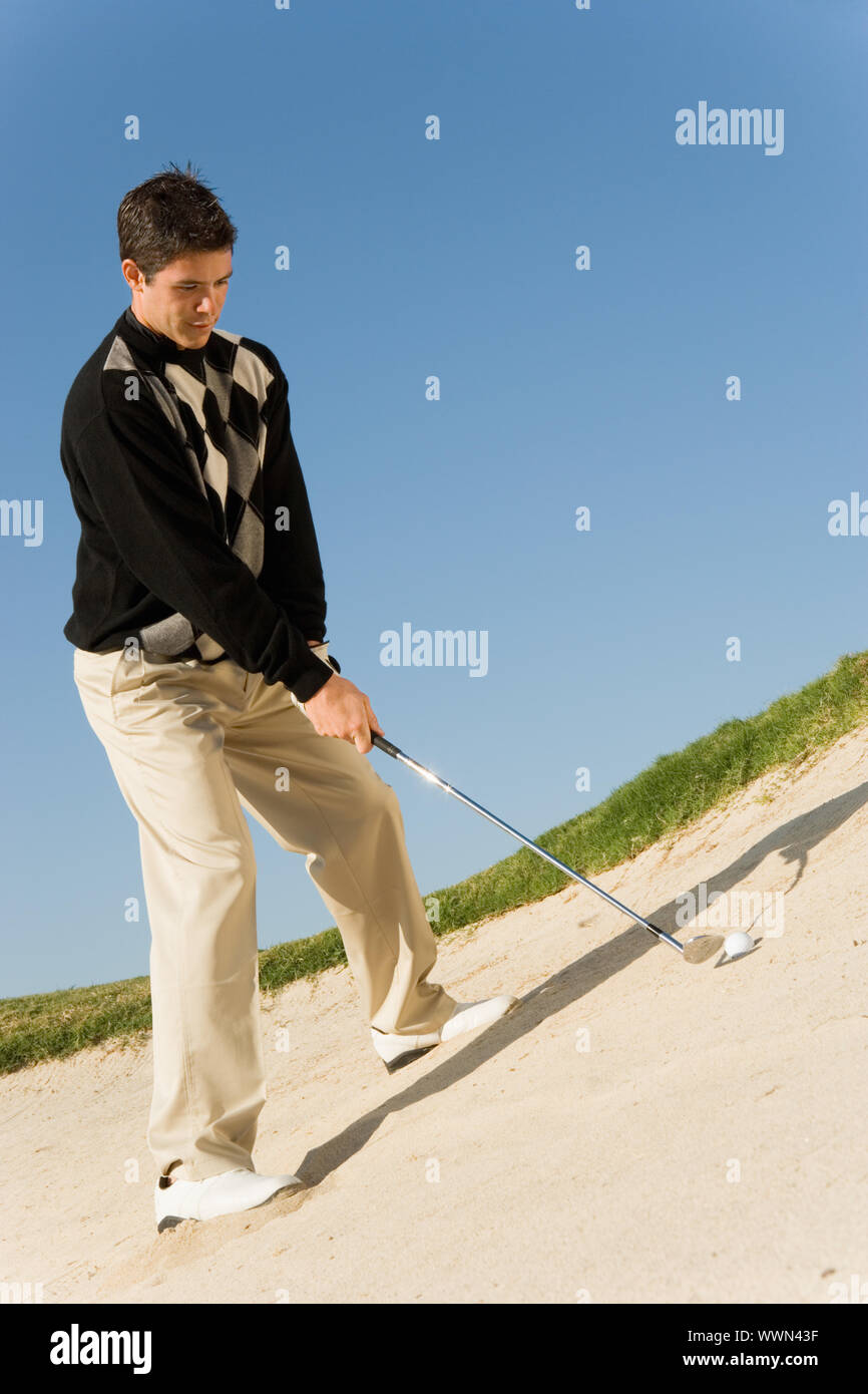 Difficult sand trap hi-res stock photography and images - Alamy