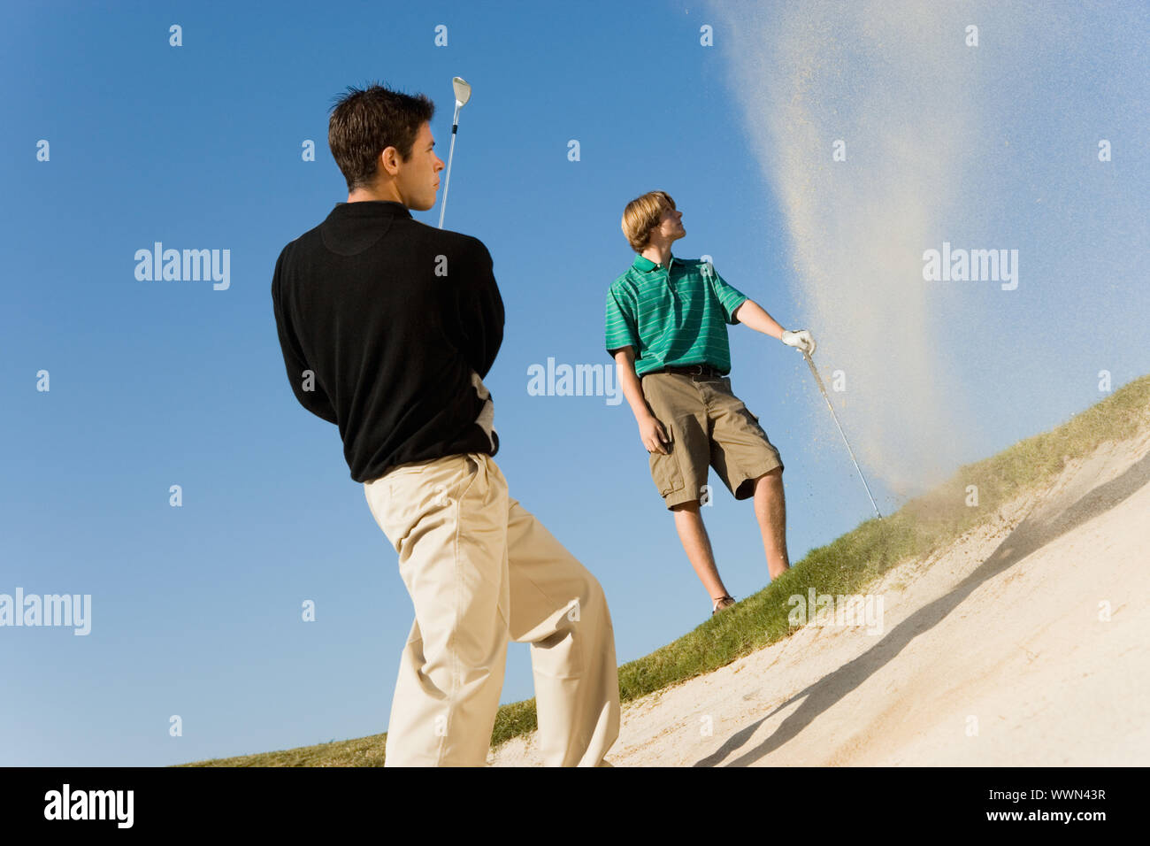 Difficult sand trap hi-res stock photography and images - Alamy
