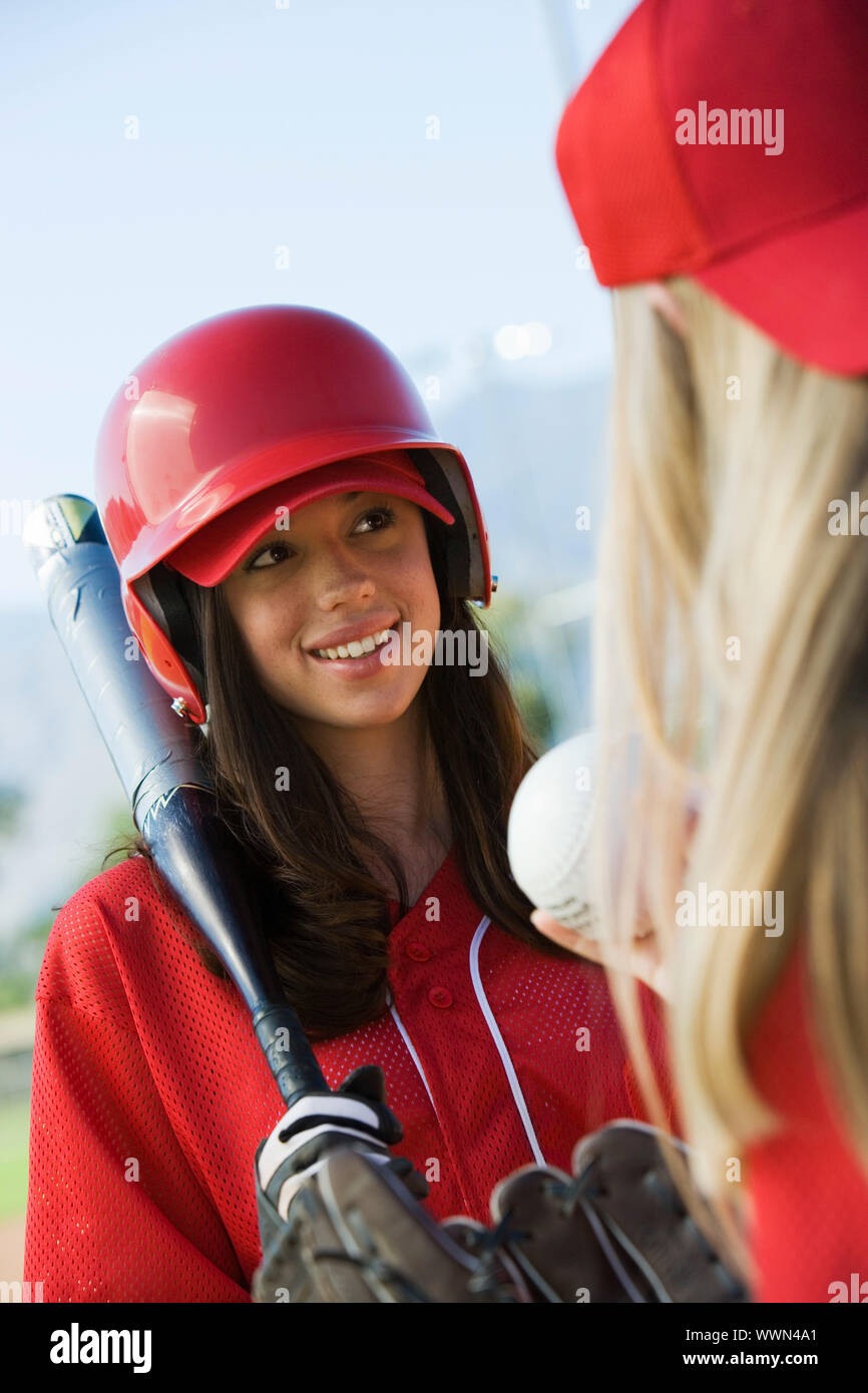 Softball ladies hi-res stock photography and images - Alamy