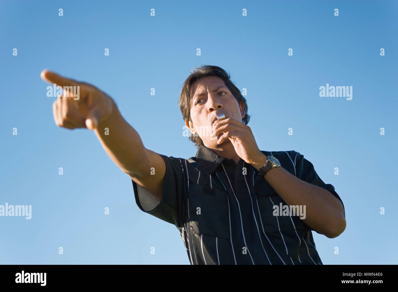 Football headshot ref hi-res stock photography and images - Alamy