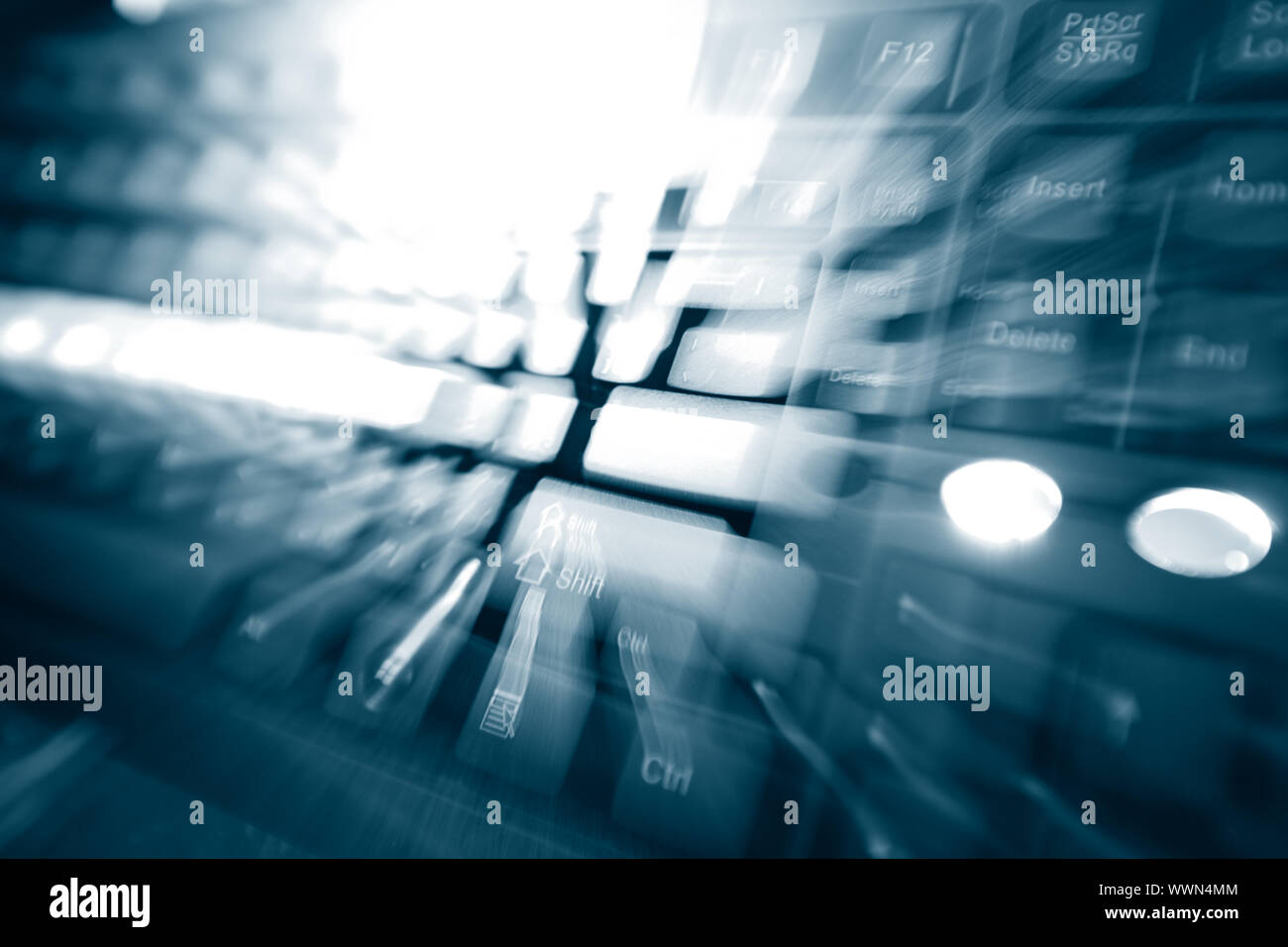 abstract keyboard macro close up Stock Photo - Alamy