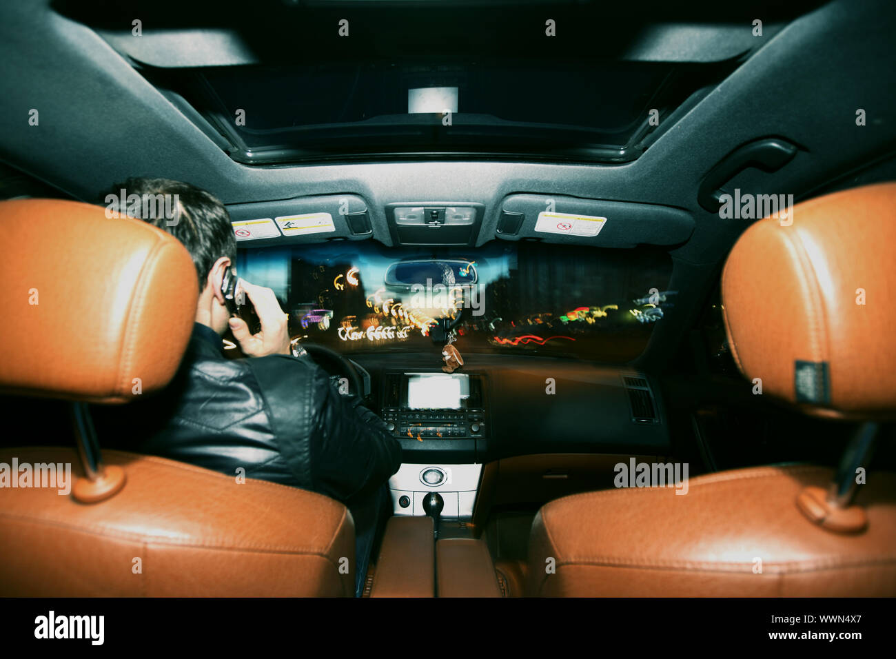 speed driver inside the car Stock Photo - Alamy